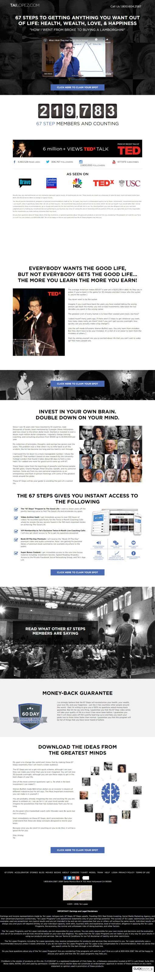 67 Steps Tai Lopez | Curso Completo